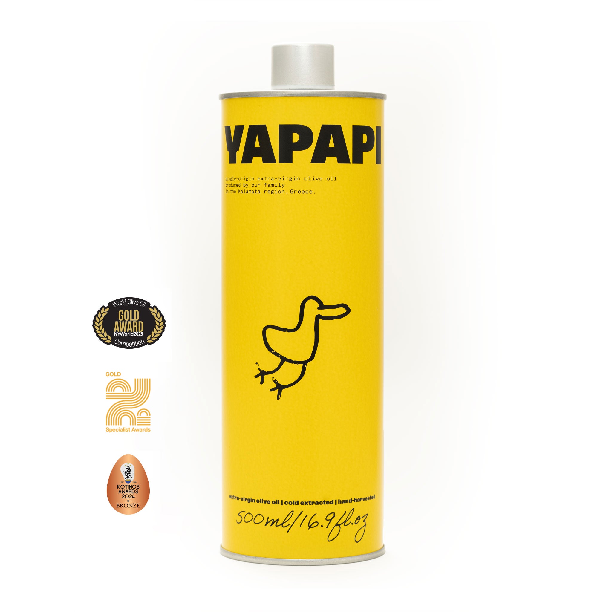 Single-Origin Extra-Virgin Olive Oil 500ml (2024 Harvest) – Yapapi